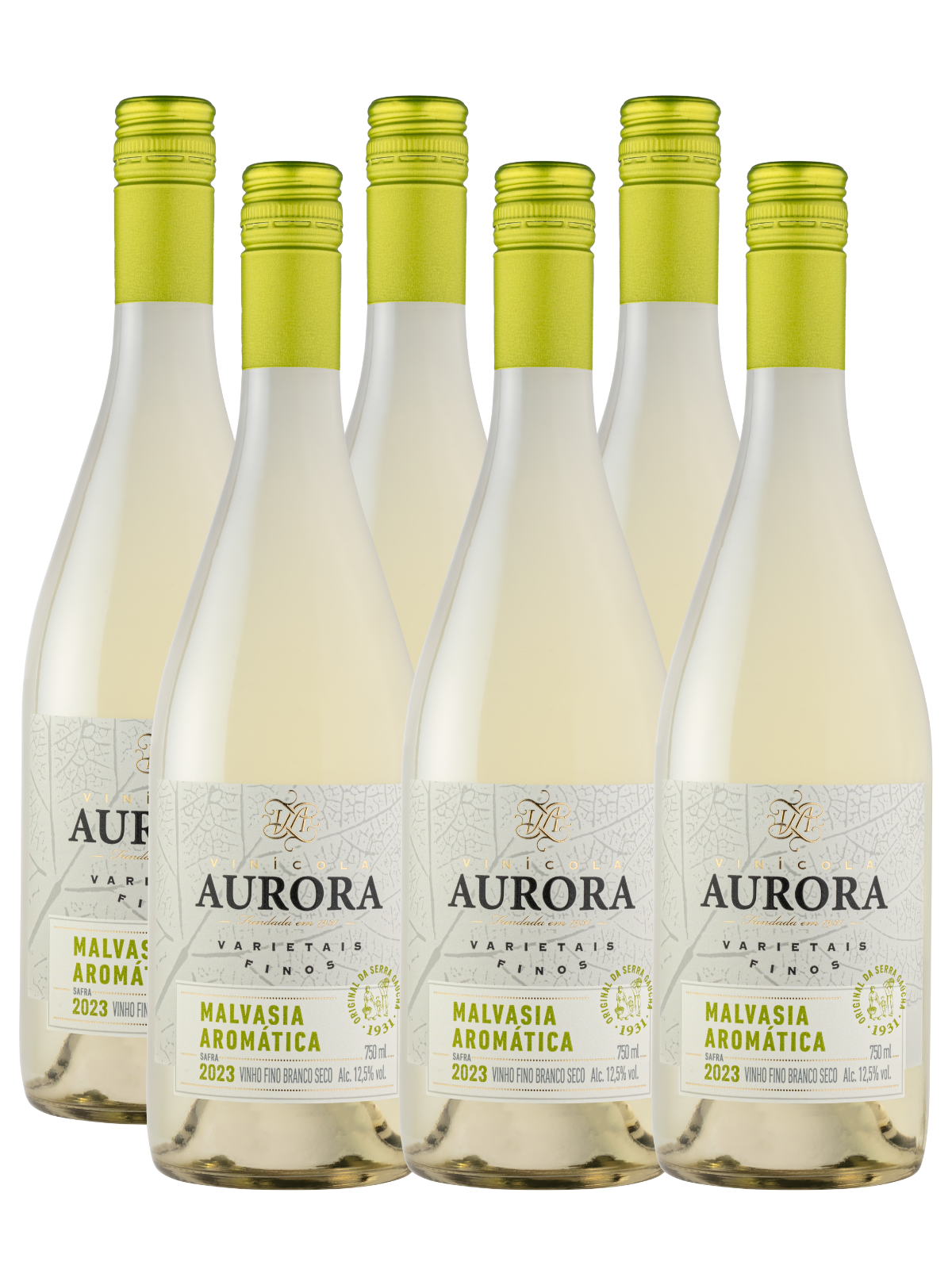 Aurora Varietal Malvasia Aromática - 6un | Vinícola Aurora