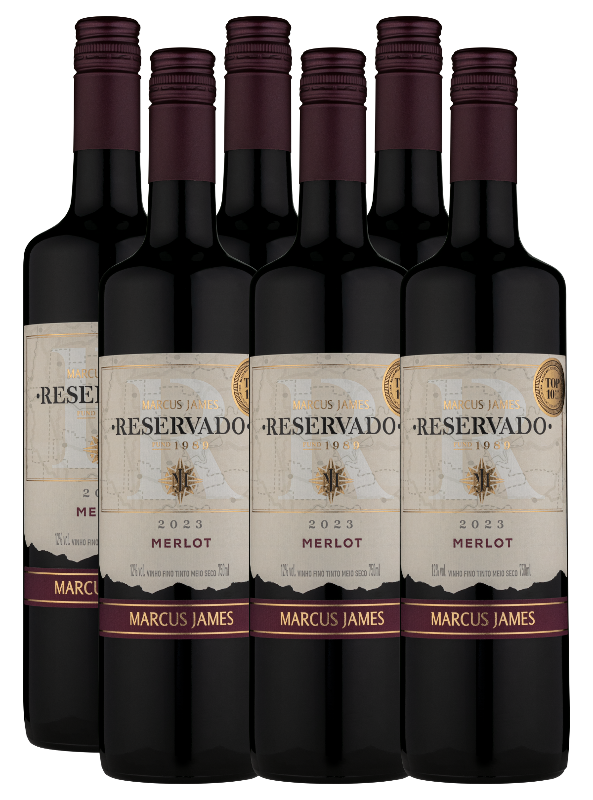 Marcus James Merlot - 6un | Vinícola Aurora